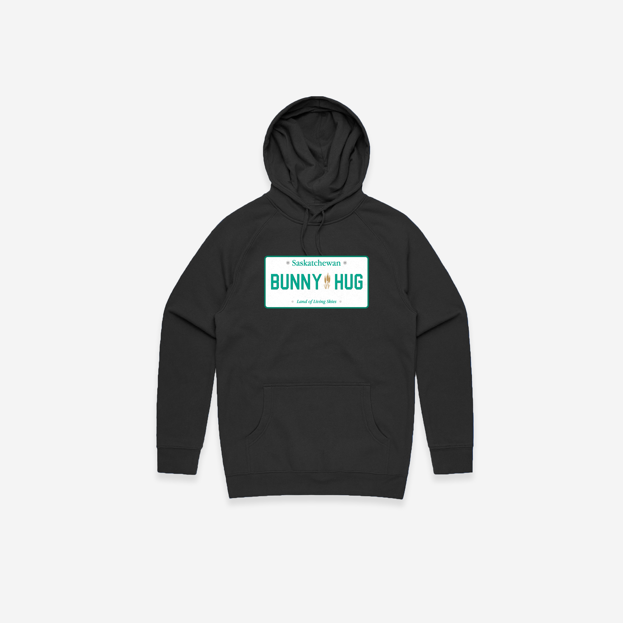 Saskatchewan Bunny Hug Hoodie - Black – Kopke613